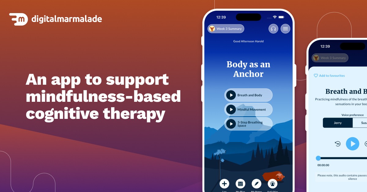 An app to support Mindfulness-based Cognitive Therapy